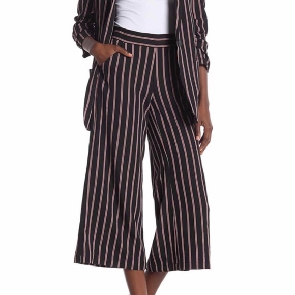 Max Studio | Pants & Jumpsuits | Nwt Max Studio Striped Wide Leg ...